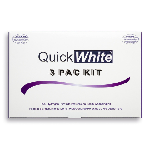 QuickWhite 3 PAC KIT - system do wybielania > QUICKWHITE